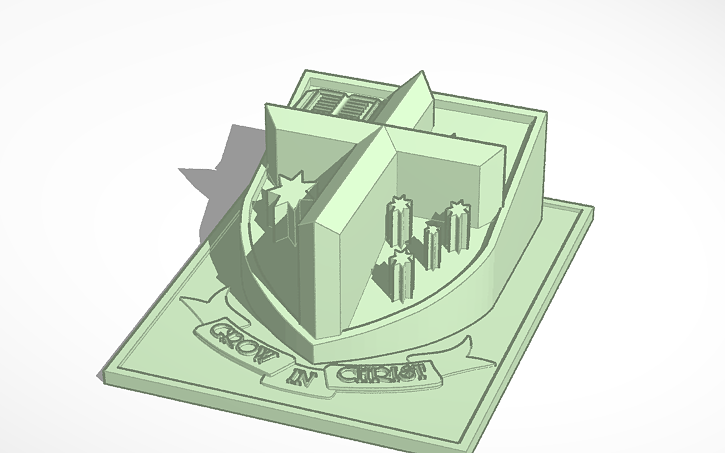 3D design ChisholmCatholicCollegeBanner | Tinkercad