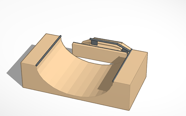 3D design My Skating Halfpipe - Tinkercad
