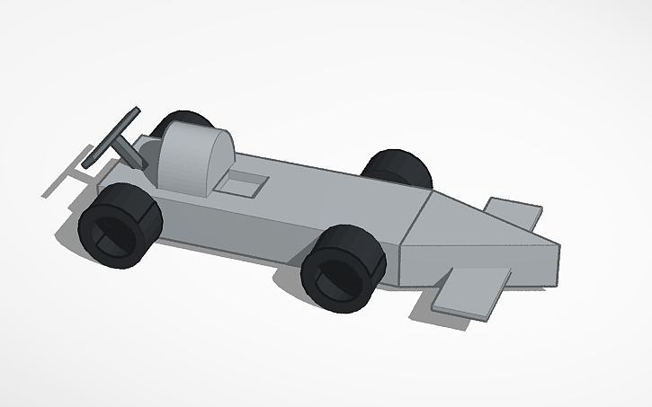 3D design goofy ferrari f1 - Tinkercad