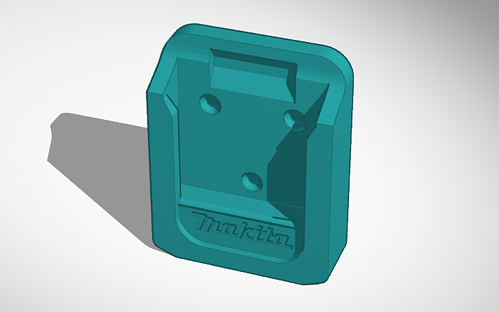 3D design Makita Battery Holder Newer LXT Batteries - Tinkercad