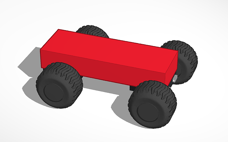 3D design obstacle bot - Tinkercad