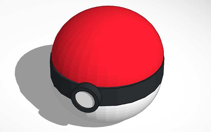 3D design Poke Topu | Tinkercad