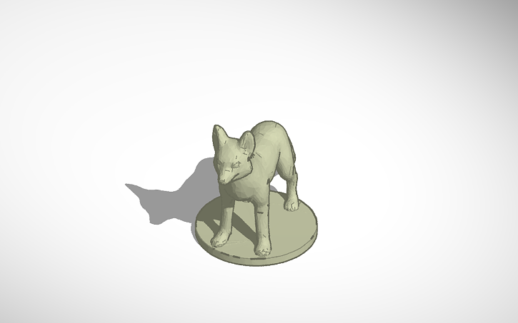 3D design Fox - Tinkercad