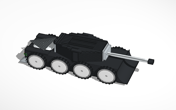 3D design simple tank | Tinkercad