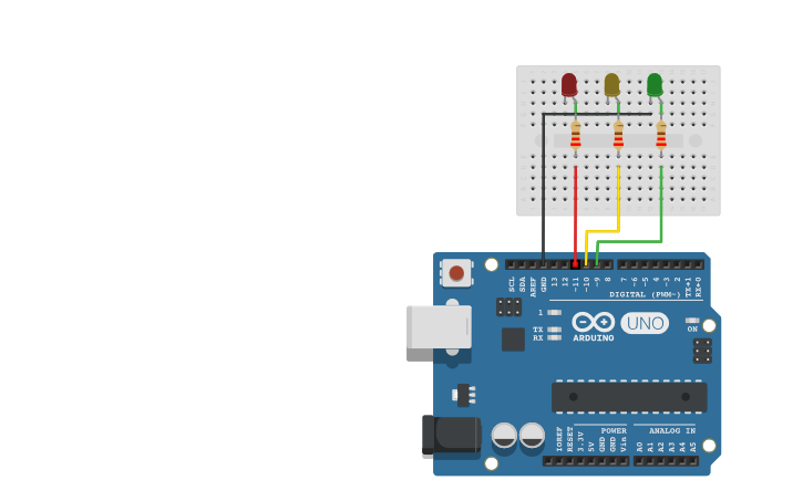 Circuit Design Arduino Traffic Light By Sunil Tinkercad