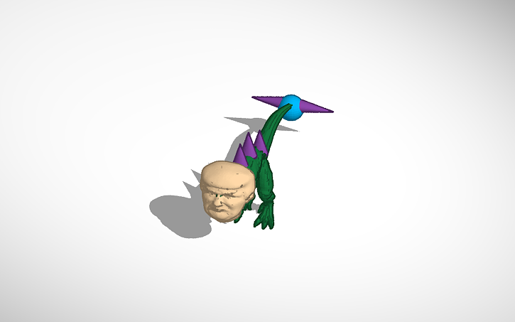 3D design trumpasaurus-Rex - Tinkercad