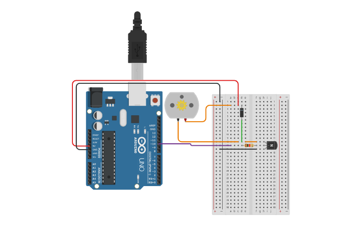 Circuit design Practica 22 - Tinkercad