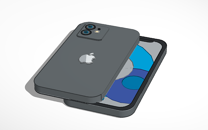 3D design iPhone 12 - Tinkercad