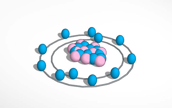 3D design Atoms Project - Tinkercad