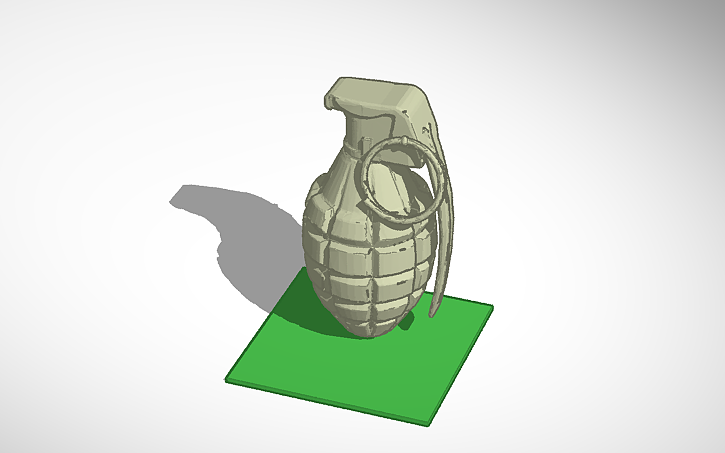 3D design Grenade - Tinkercad