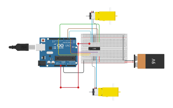 Circuit Design Prática 7 Tinkercad