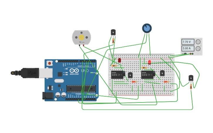Circuit design 5 - Tinkercad