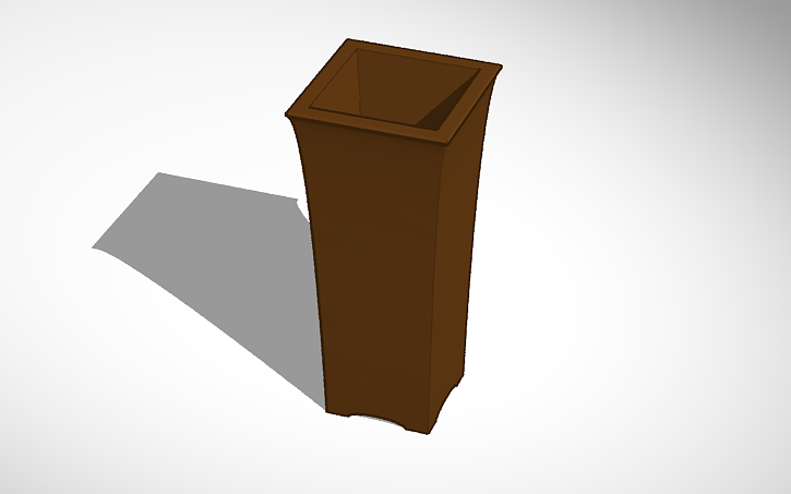 3D design Ultra Cascade Bonsai Pot - Tinkercad