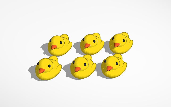 3d Design Duck Tinkercad