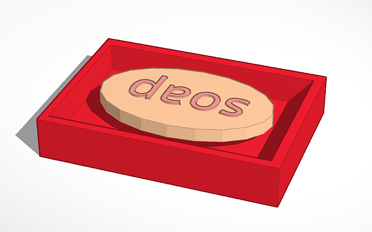 3D design SOAP DISH - Tinkercad