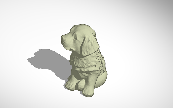 3D design led dog - Tinkercad