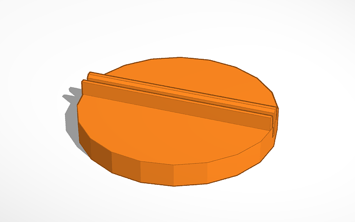 3D design Paper Mini Base - Tinkercad