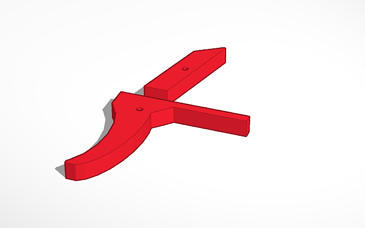 3D design Trigger & part for gun - Tinkercad