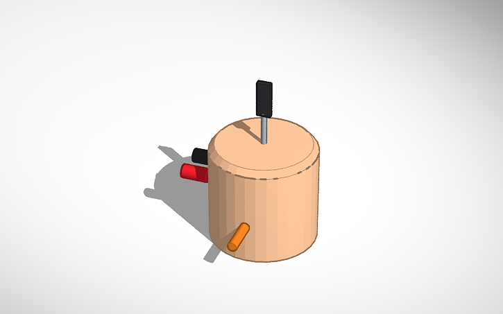 3D design Linear Motor - Tinkercad