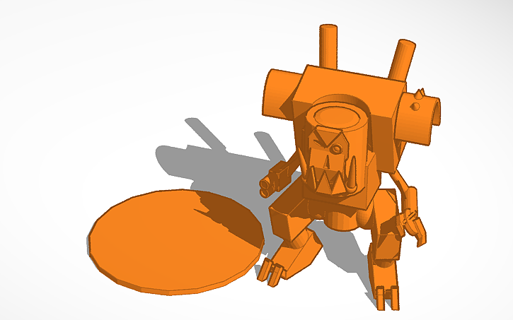 3D design warhammer ork deff dread - Tinkercad