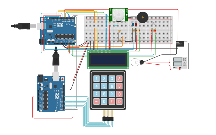 Circuit design Trabalho B2 - MARCELO | Tinkercad