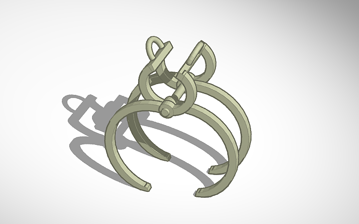 3D design Crane Claw v2 - Tinkercad