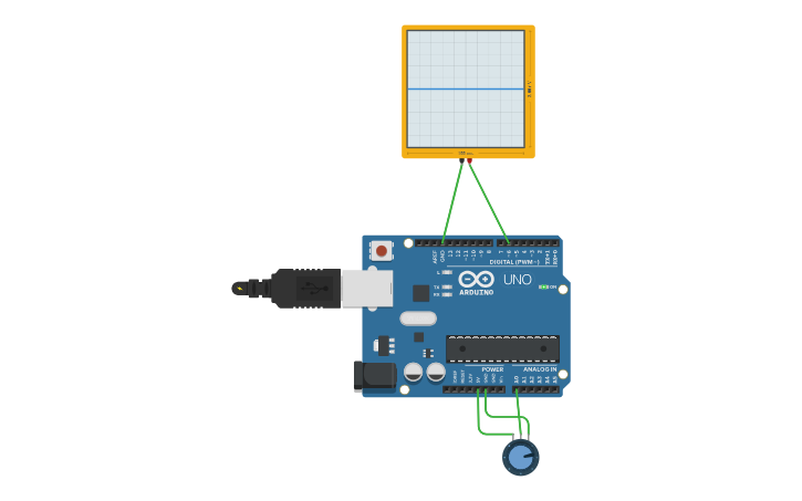 Circuit design Wiper - Tinkercad