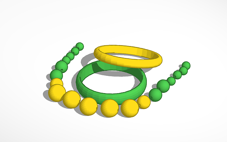 3D design bangles - Tinkercad