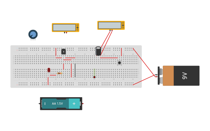 Circuit design Transistor - Tinkercad