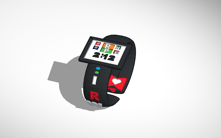 3D design Infrared Watch (IRW) - Tinkercad