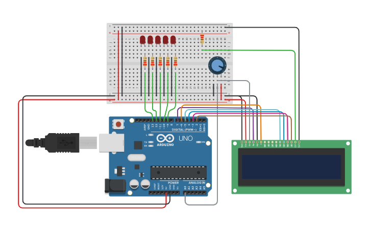 Circuit design Programa Arduino - Tinkercad