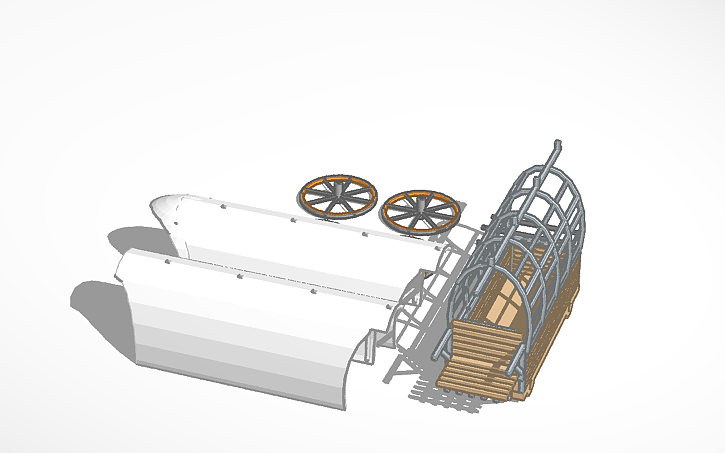 3D design Old Western Covered Wagon | Tinkercad