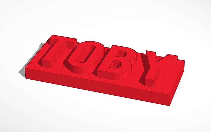 3D design Toby | Tinkercad