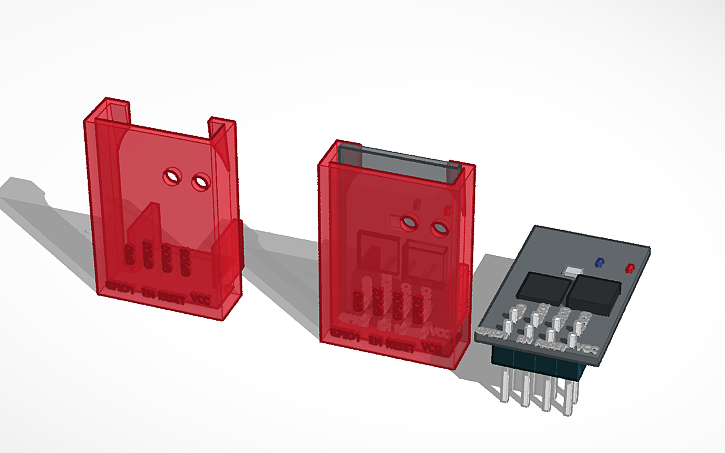 3d Design Esp8266 Esp 01 Tinkercad