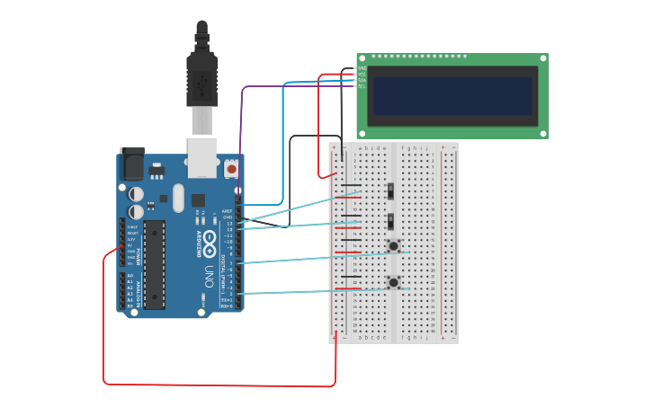 Circuit design Exercise 1 - Tinkercad
