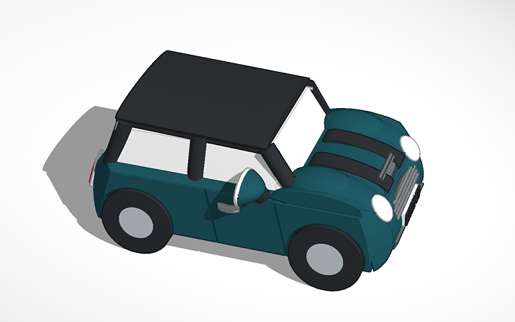 3D design Mini Cooper - Tinkercad
