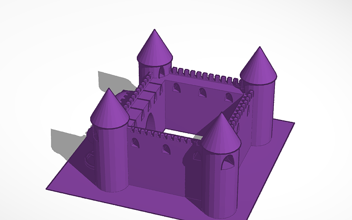 3D design castel | Tinkercad