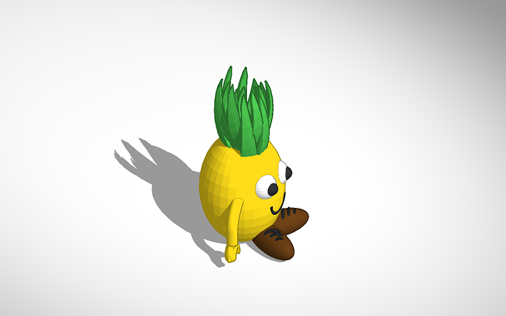 3D design ananas - Tinkercad