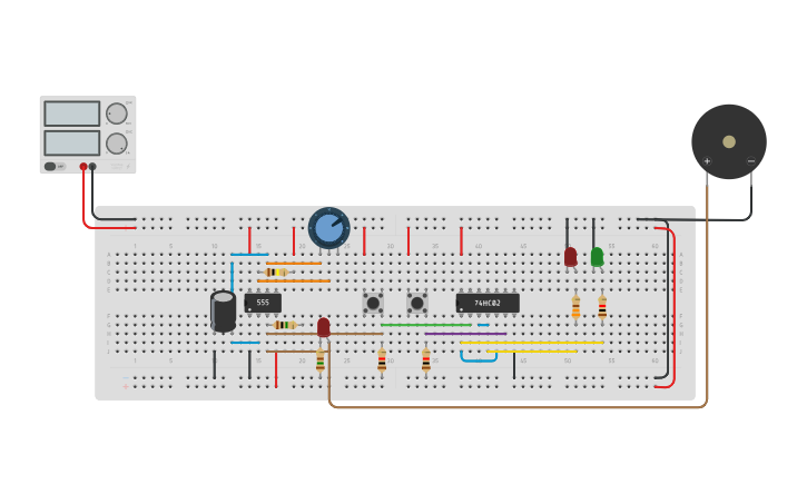 Circuit design 232196Y Medication Reminder System - Tinkercad