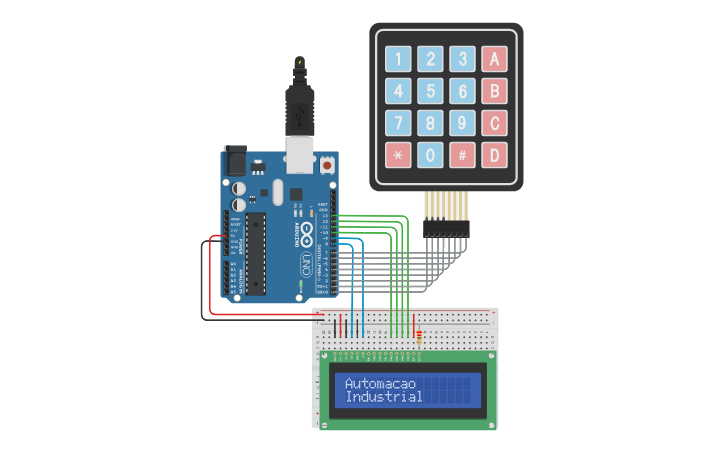Circuit design Arduino - Seguranca Eletronica - Tinkercad