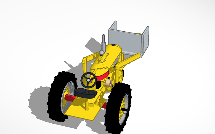 3D design Tractor - Tinkercad