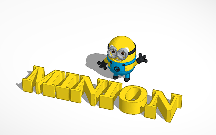 3D design create a minion - Tinkercad