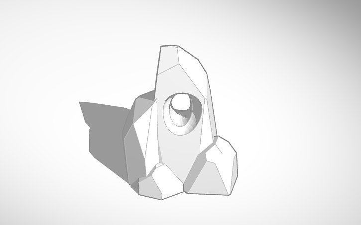 3D design Standing Stone 28mm - Tinkercad