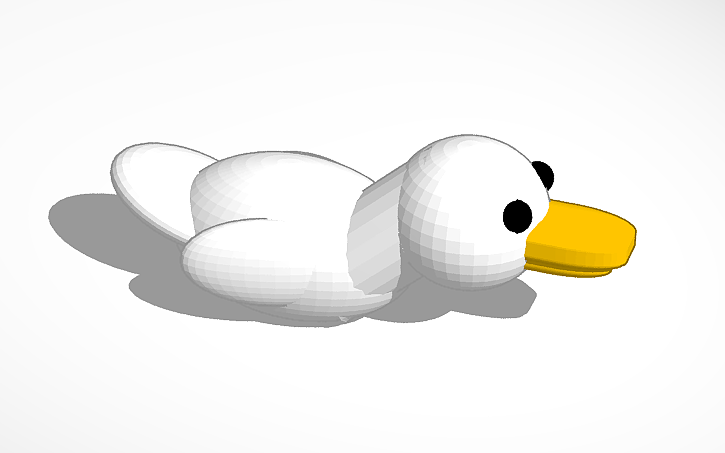 3D design duck - Tinkercad