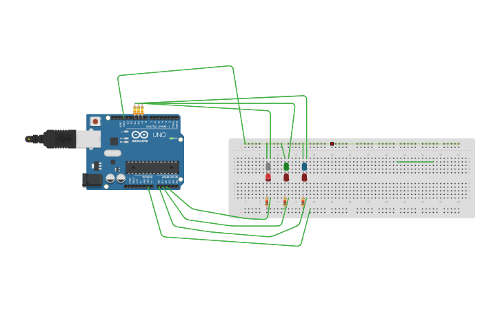 Circuit design practica 2B | Tinkercad