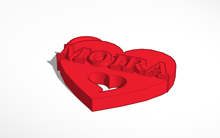 3D design MOIRA | Tinkercad