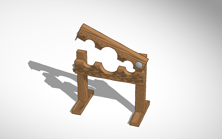 3D design Prison Stocks - Tinkercad