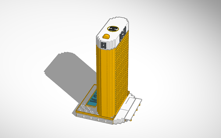 3D design ICN Tower - Tinkercad