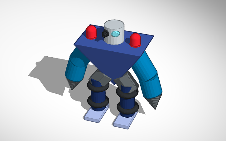 3D design #4 ROBOT - Tinkercad