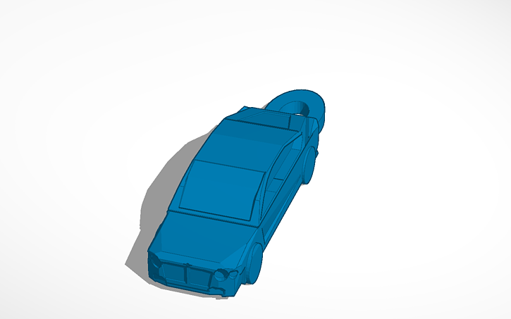 3D design Bentley Keychain - Tinkercad